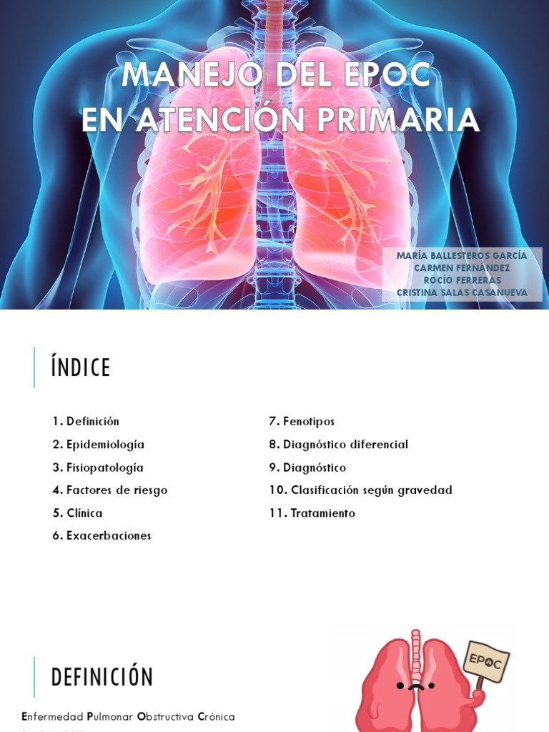 EPOC | PDF | Enfermedad pulmonar obstructiva crónica | Tos