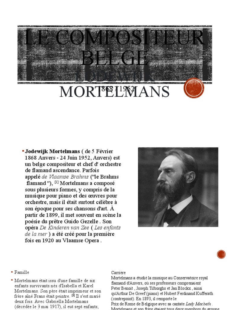 Compositeur Belge | PDF | Arts du spectacle | Musique classique