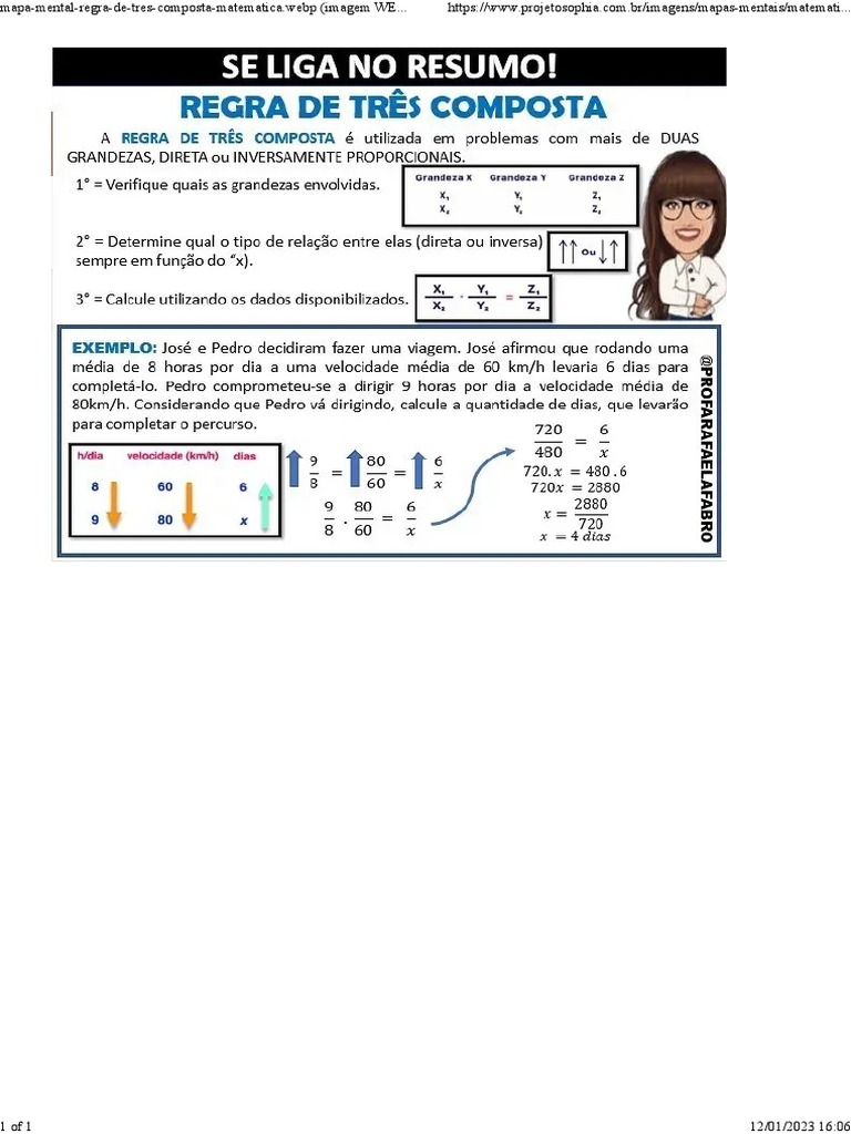 Regra de Tres Composta PDF | PDF