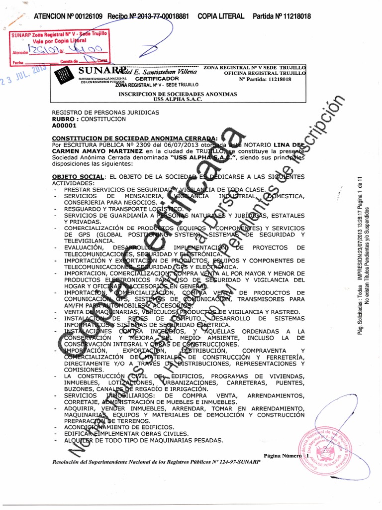 MINUTA | PDF | Business | Empresas