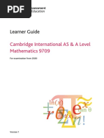 Syllabus Update: Cambridge International AS & A Level Mathematics (9709 ...