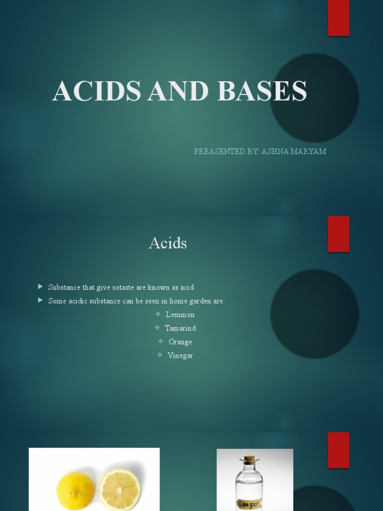 Acids and Bases | PDF | Hydroxide | Acid