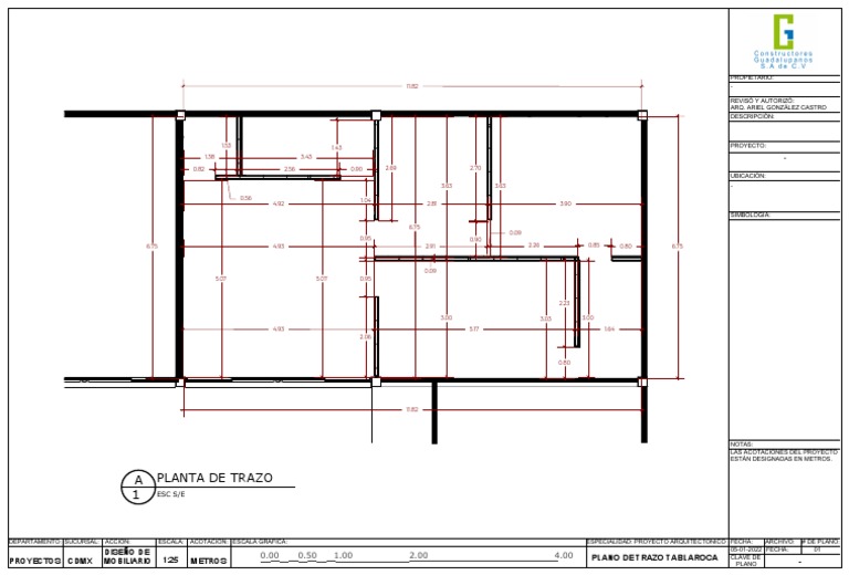 Plano de Trazo | PDF