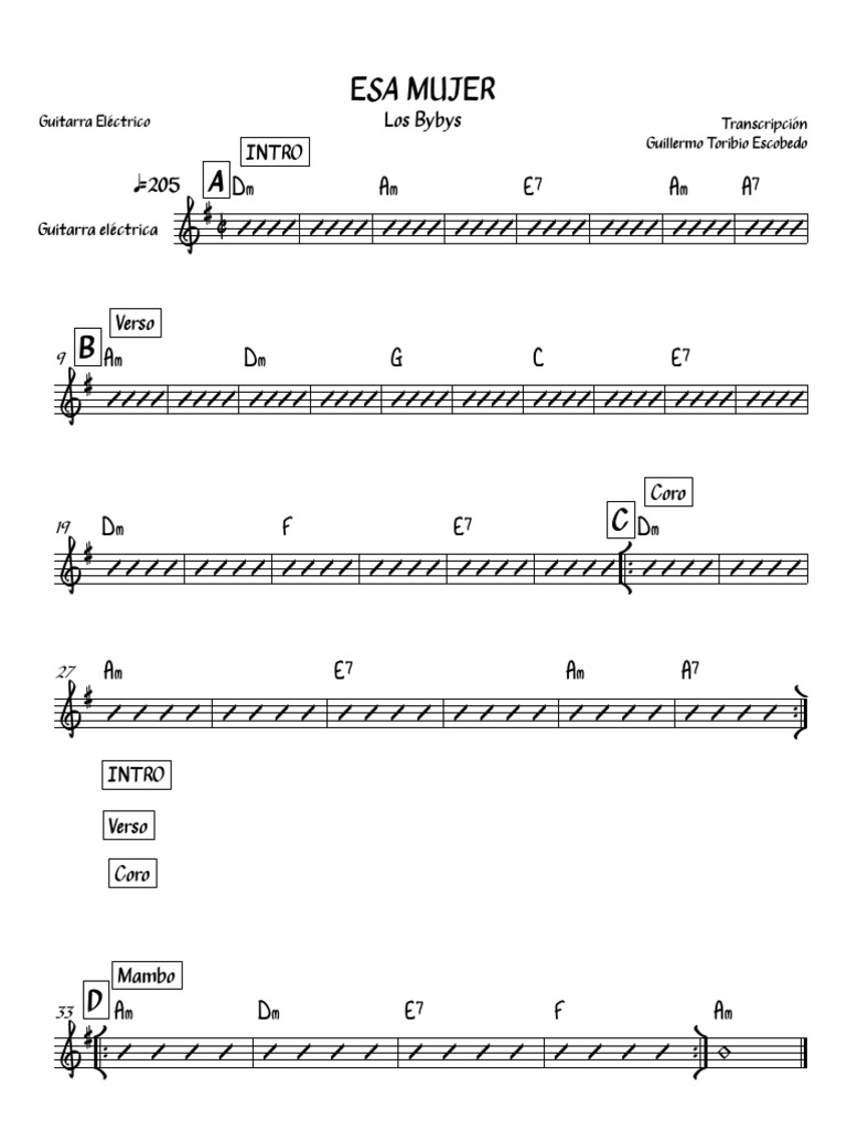 ESA MUJER - Partitura Completa | PDF