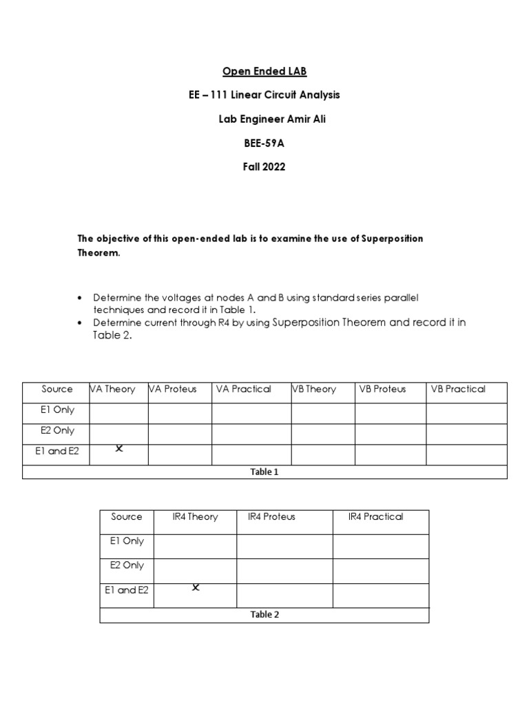 LCA Open Ended Lab 59-A | PDF