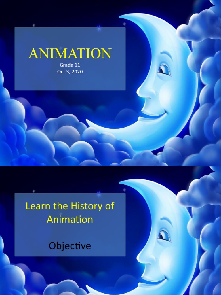 Animation Grade 11 Day 2 | PDF | Animation | Computer Generated Imagery