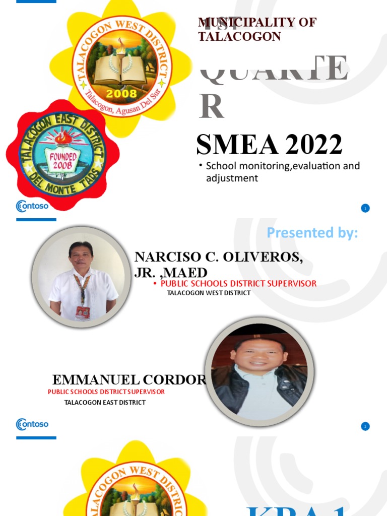 FINAL PRESENTATION Talacogon Municipality Smea 1st Quarter | PDF ...