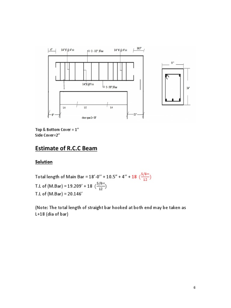 Lecture Notes Rcc Beam Pdf