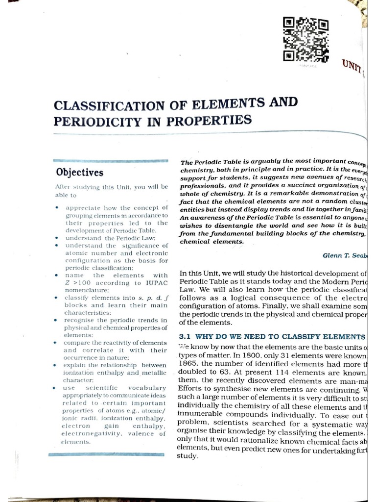 Periodic Table Marked NCERT | PDF