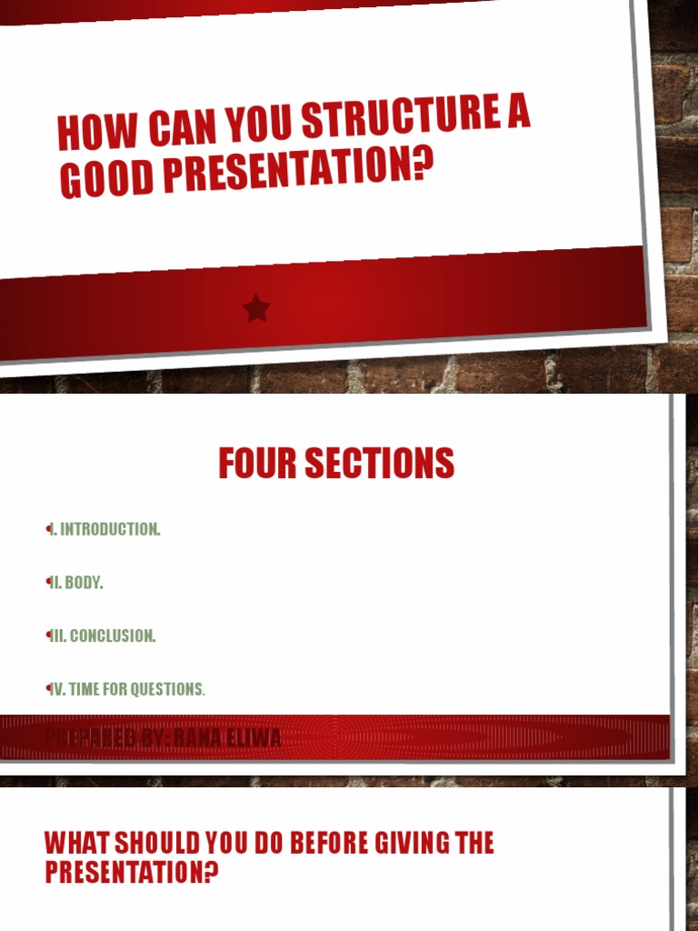 Structure of The Presentation. | Download Free PDF | Human ...