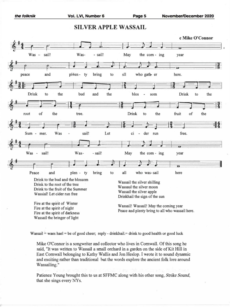 Silver Apple Wassail | PDF