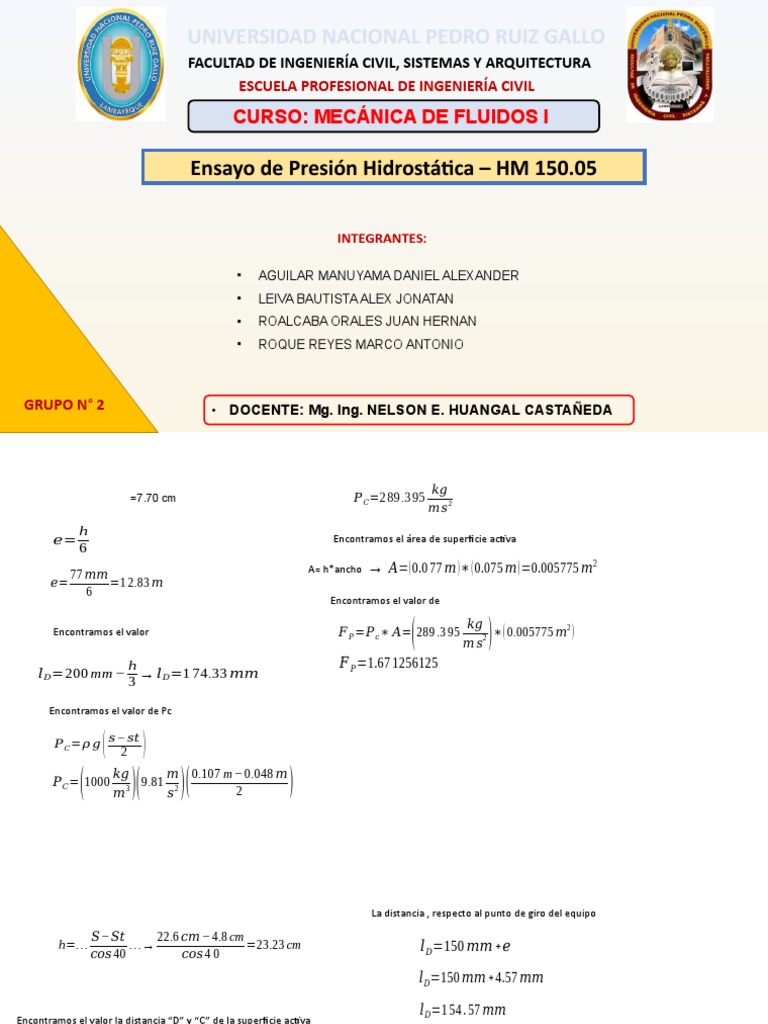 GRUPO N°2 Ensayo HM 150.05 | PDF | Cantidad | Materia suave