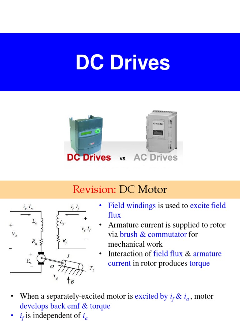 DC Drives 2022 Copy Updated | PDF | Electric Motor | Rectifier