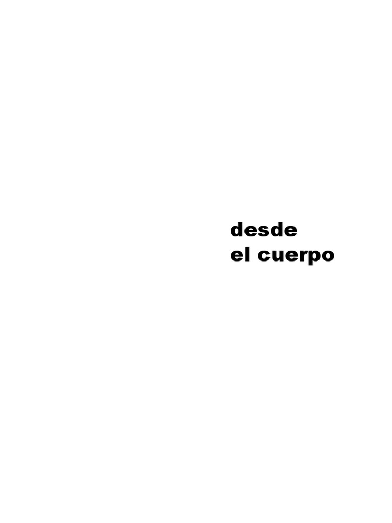 Lorena Wolffer - La Lucha Empieza Cuerpo Adentro | PDF