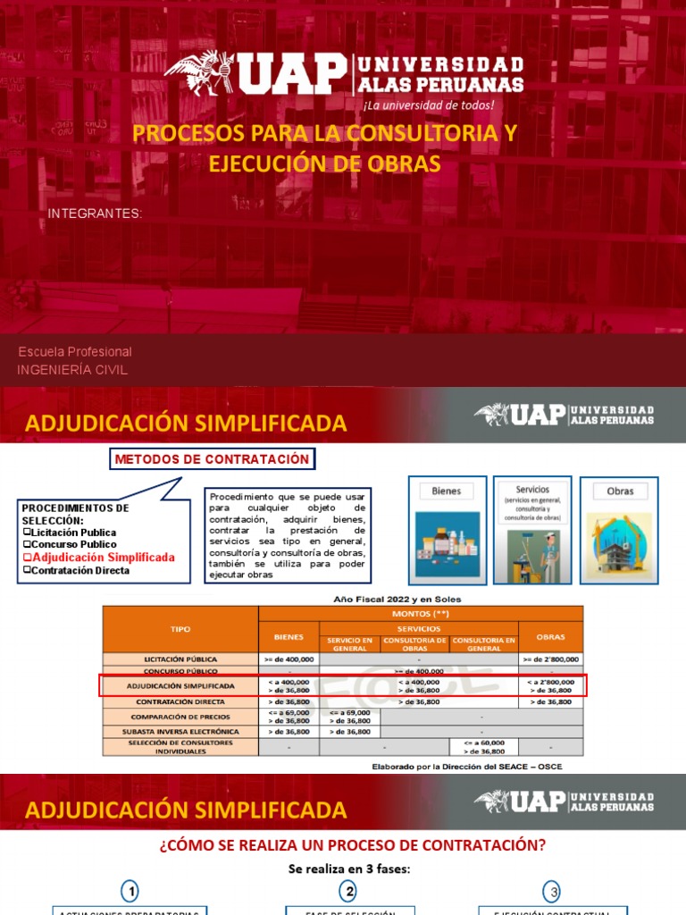 Adjudicación Simplificada | PDF | Negocios