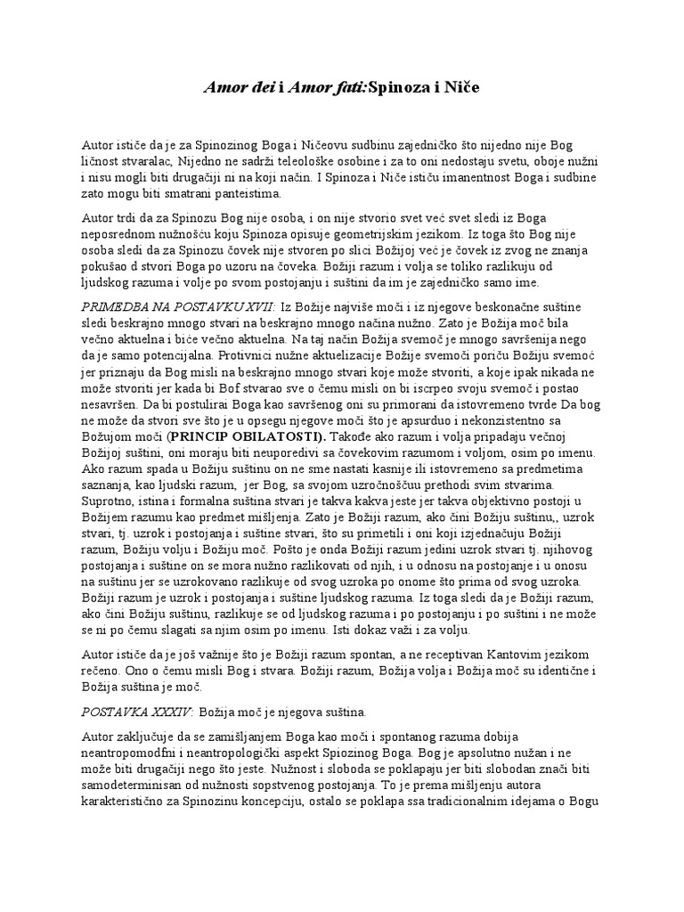 Đoan Stambo - Amor dei i Amor fati | PDF