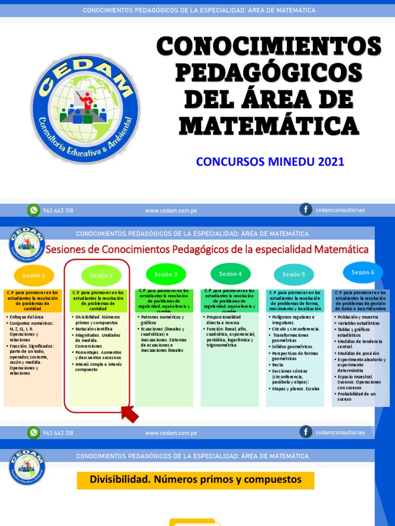 Cedam-Ppt S2 | PDF | Exponenciación | Multiplicación