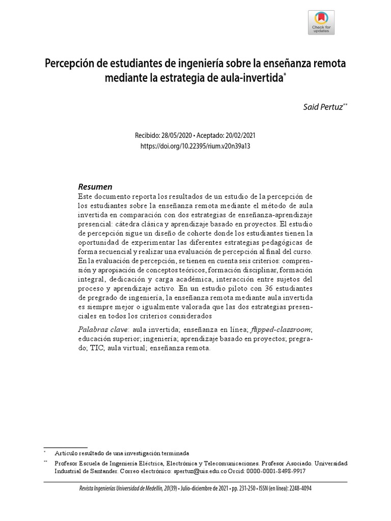 1692 3324 Rium 20 39 231 | PDF | Método de enseñanza | Aprendizaje
