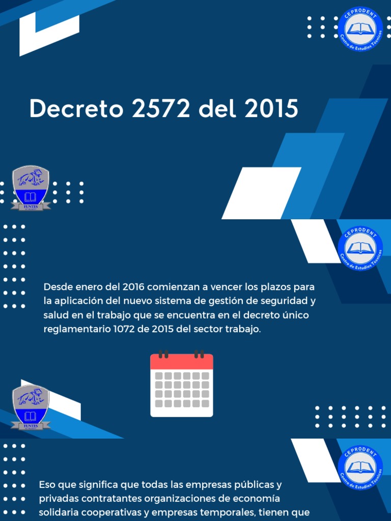 Decreto 2572 Del 2015 | PDF