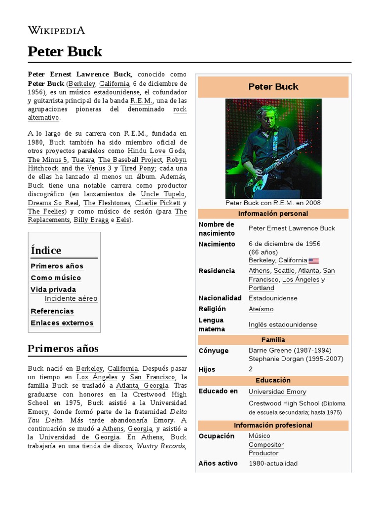 Peter Buck | PDF