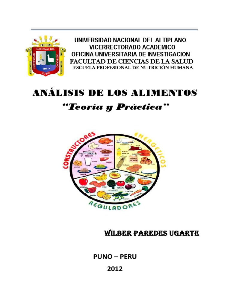 Analisis De Alimentos Pdf Alimentos Exactitud Y Precisión