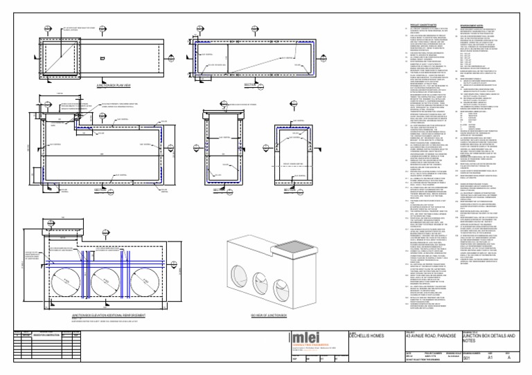 C11' Junction Box Structural Detail | PDF | Materials | Building Materials