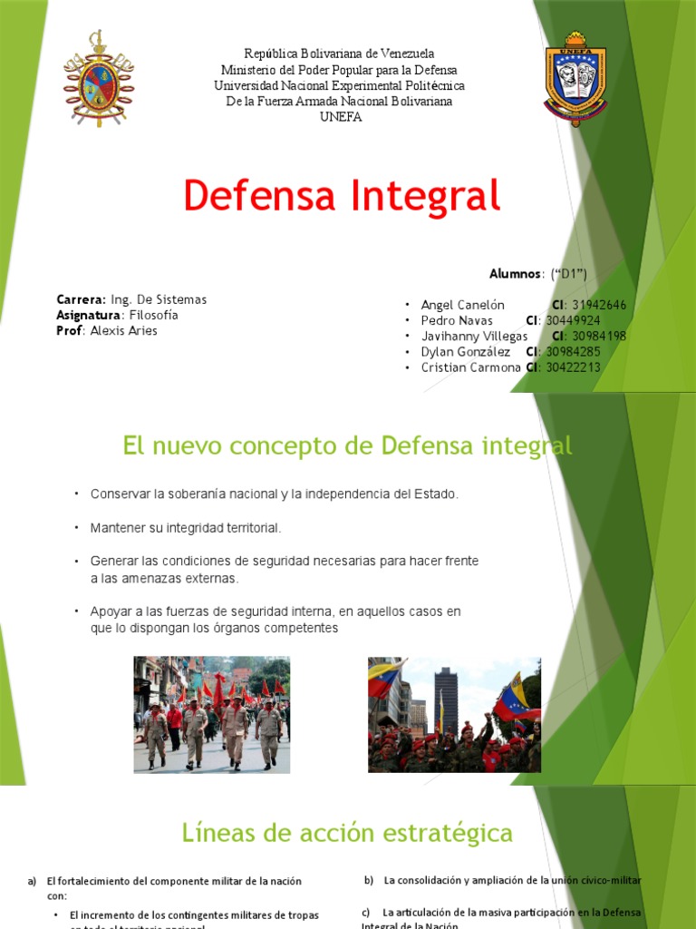 Defensa Integral y Filosofía Socialista en Venezuela | PDF | Democracia ...