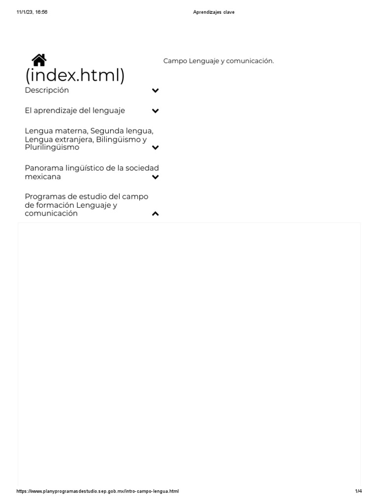 SEP. Programas de Estudio Formación Del Lenguaje y Comunicación. 3 Secu. Lenguaje y Comunicación ...