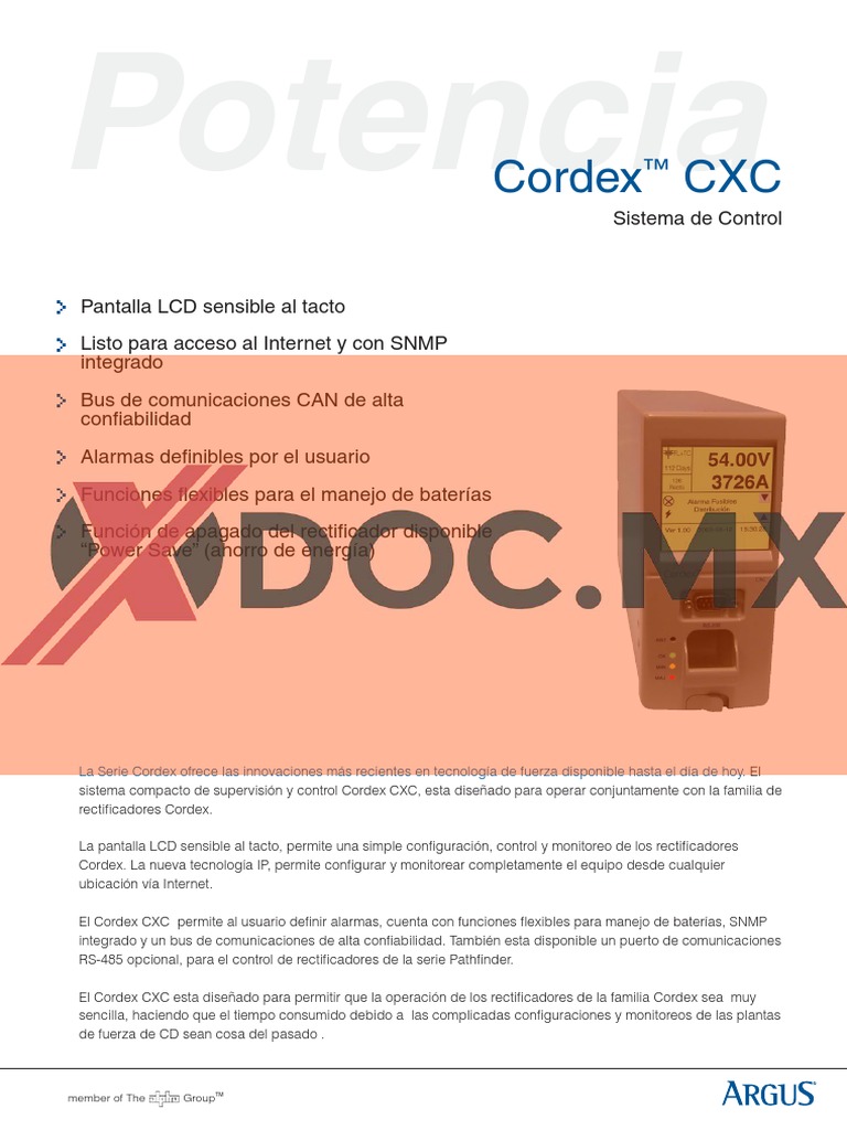 Xdoc - MX Cordex CXC Alpha Technologies LTD | PDF