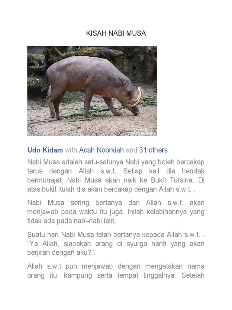 Kisah Nabi Musa | PDF