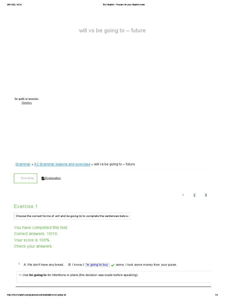 Test English - Prepare For Your English Exam | PDF