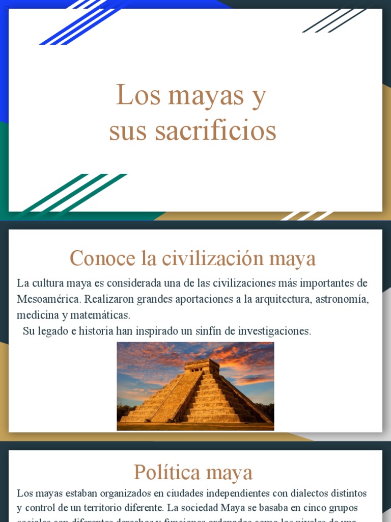 Los Mayas y Sus Sacrificios | PDF