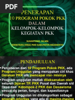 10 Program Pokok PKK | PDF