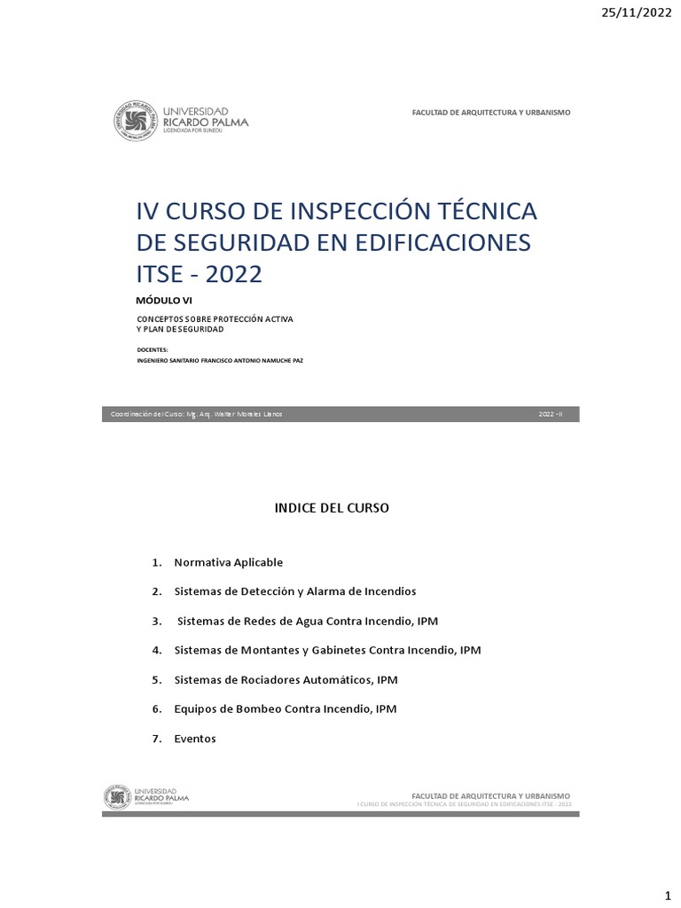 4 ITSE URP Modulo VI Francisco Namuche - Compressed | PDF | Ingeniería de confiabilidad ...