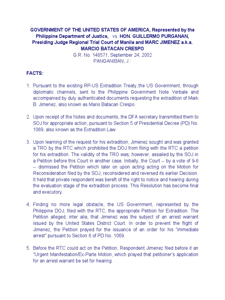 Supreme Court Extradition Ruling | PDF | Bail | Arrest Warrant