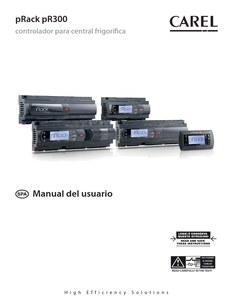 Manual Controlador CAREL Prack PR300 | PDF | Residuos