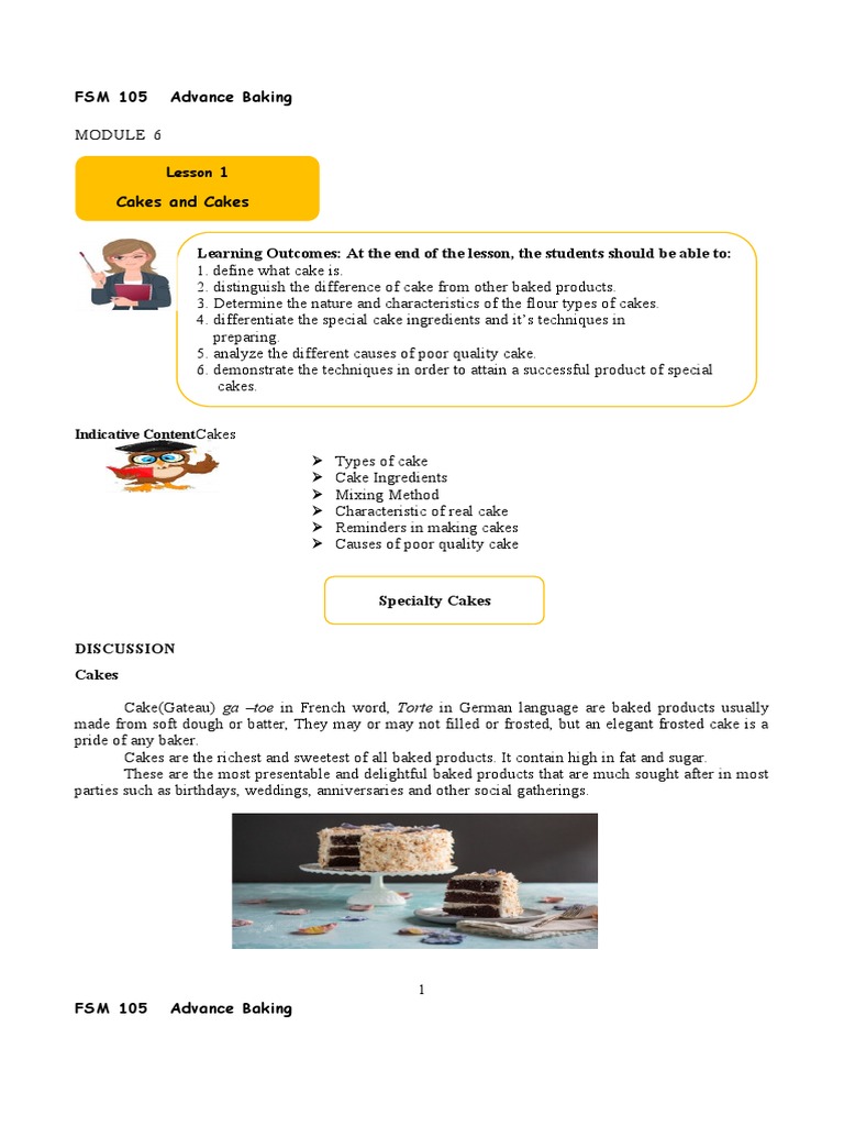 FSM 105 MODULE 6 Leson 1 | PDF