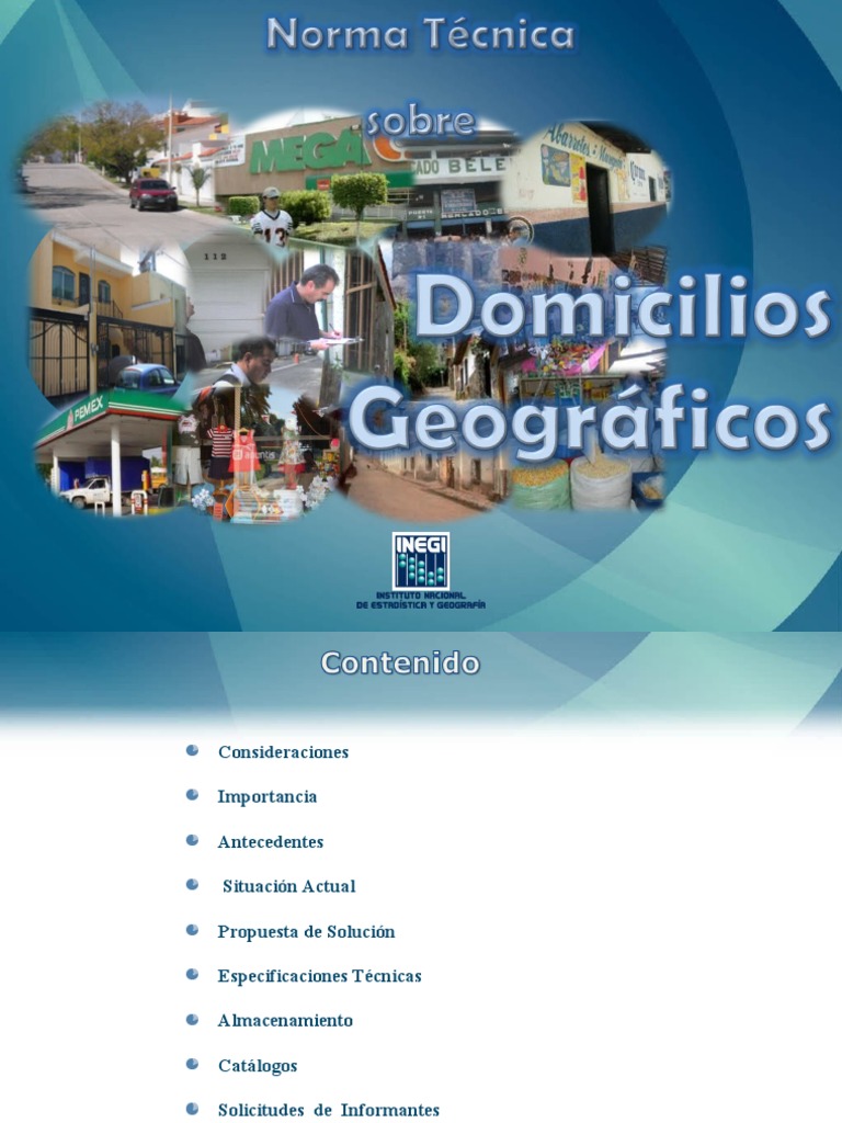 NORMA TEC Domicilio Geografico ENERO 26 Definitivo | PDF | Información | México