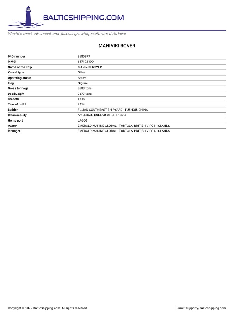 Maniviki Rover 9680877 | PDF