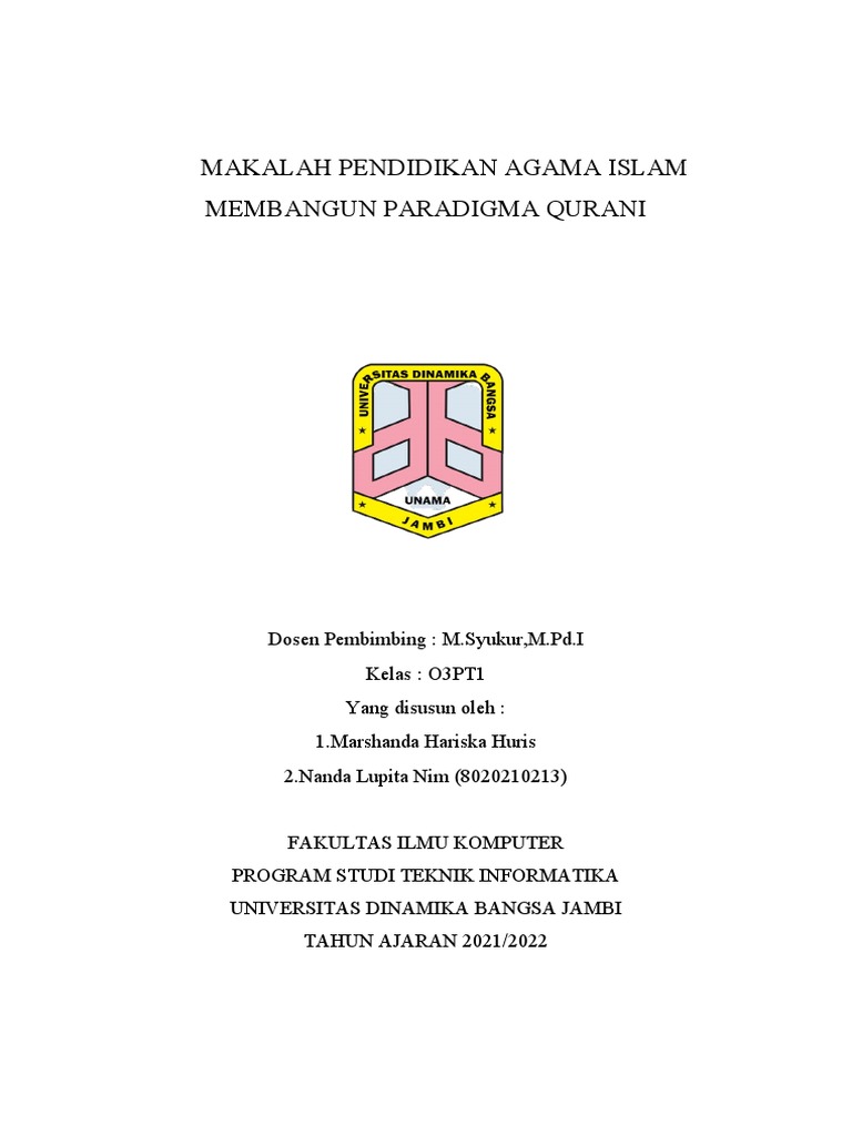 Paradigma Qurani dalam Pendidikan Islam | PDF