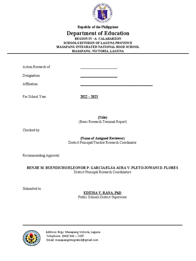 Final Title Page Terminal Report | PDF