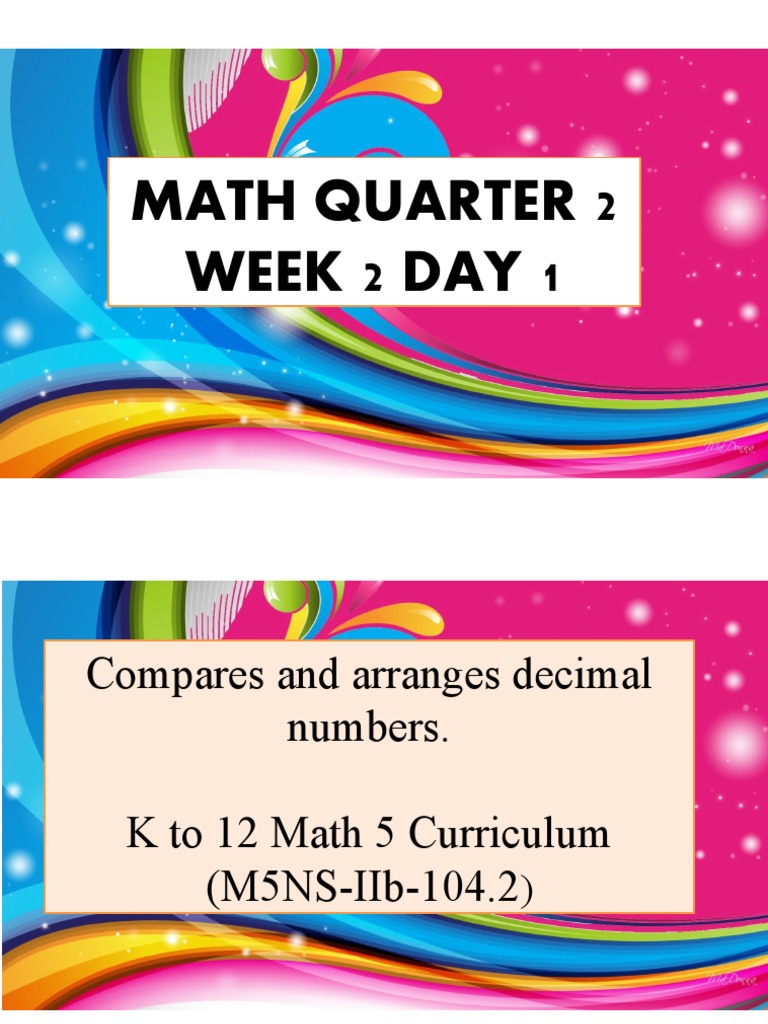 Math 5 Q2 W8: Decimals & Rounding | PDF | Nature | Physical Sciences