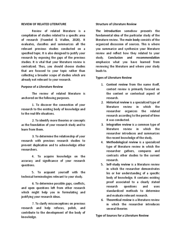 Review of Related Literature | PDF | Knowledge | Academic Journal