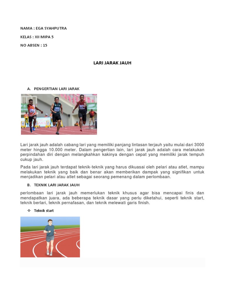 Lari Jarak Jauh | PDF