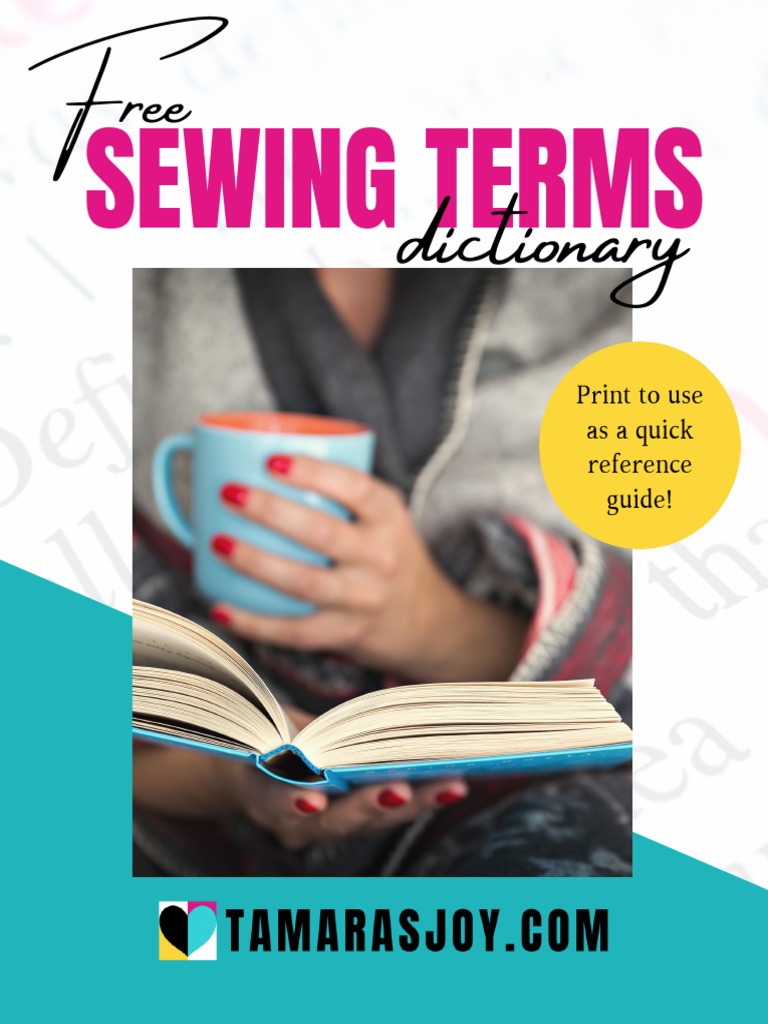 Free Beginner Sewing Terms Dictionary Updated | PDF | Sewing | Sewing ...