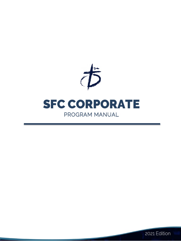 3c SFC Corporate Program Manual - 2021 Edition | PDF