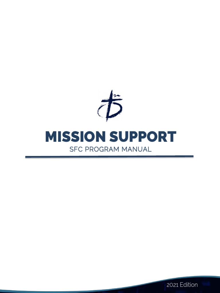 3b SFC Mission Support Program Manual - 2021 Edition | PDF | Mentorship | Login