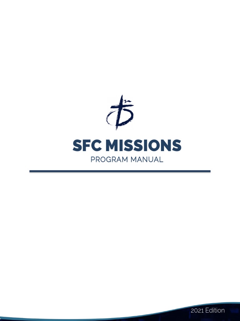3d SFC Missions Program Manual - 2021 Edition | PDF | Mentorship ...