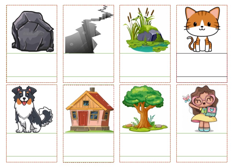 Tarjetas Personajes | PDF