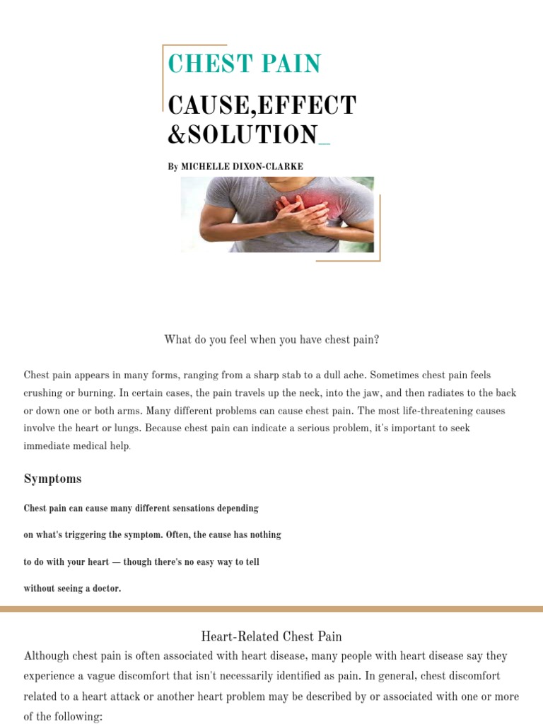 Chest Pain | PDF | Thorax | Lung